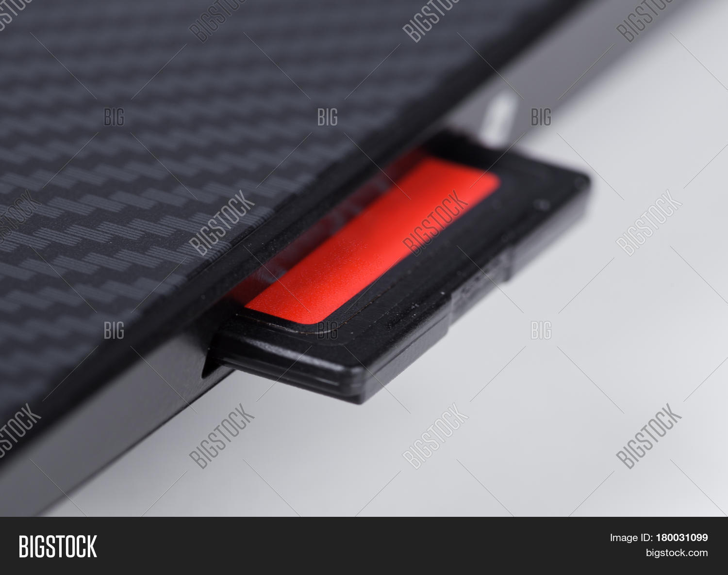 Sd Card Inserted Into Image & Photo (Free Trial) | Bigstock
