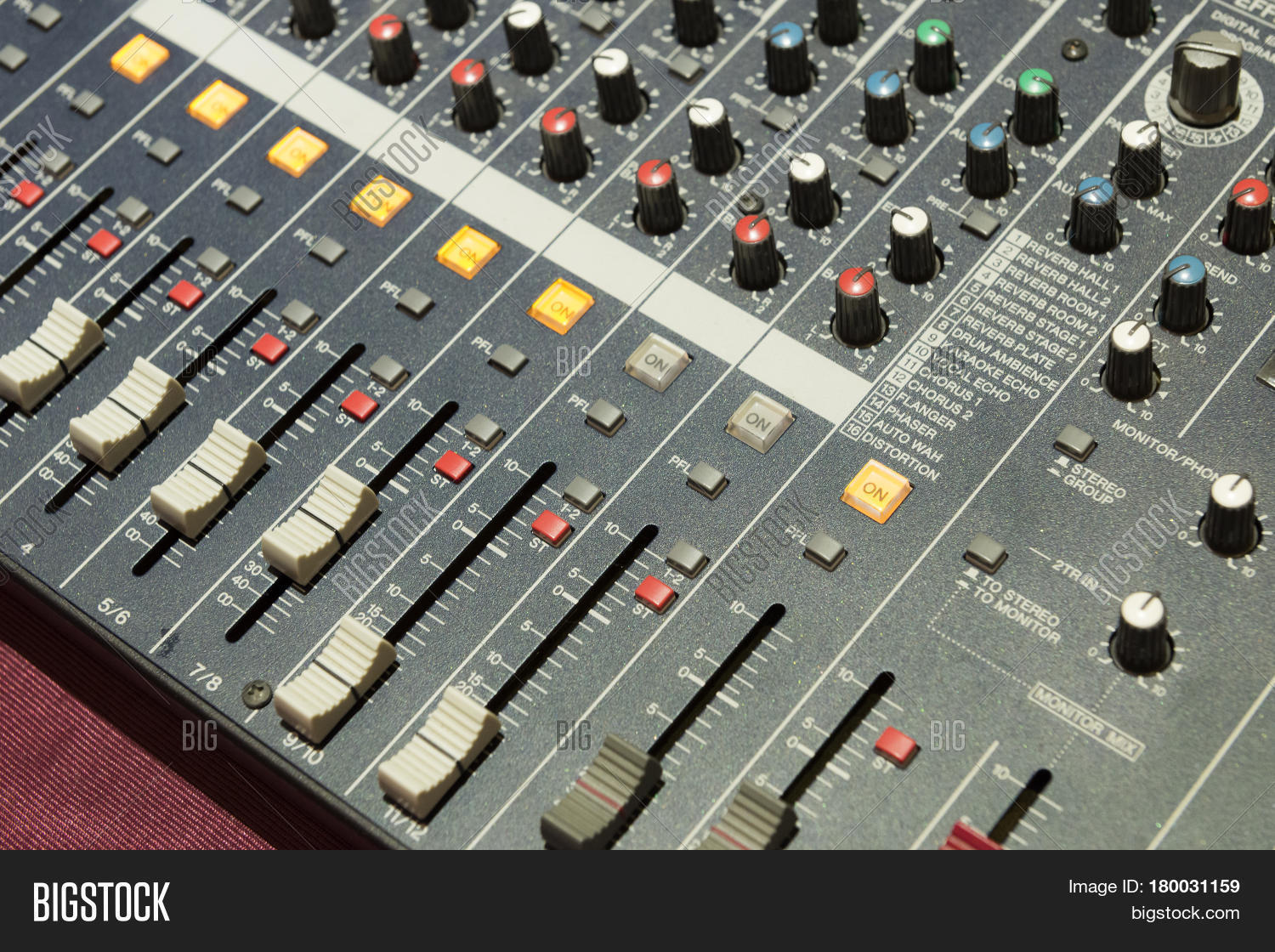 Mixer Table Fader Image & Photo (Free Trial) | Bigstock