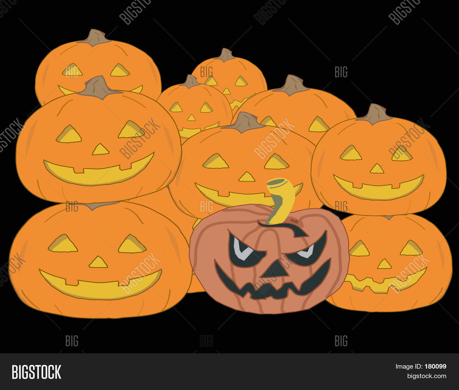 Pumpkin Pile Image & Photo (Free Trial) | Bigstock