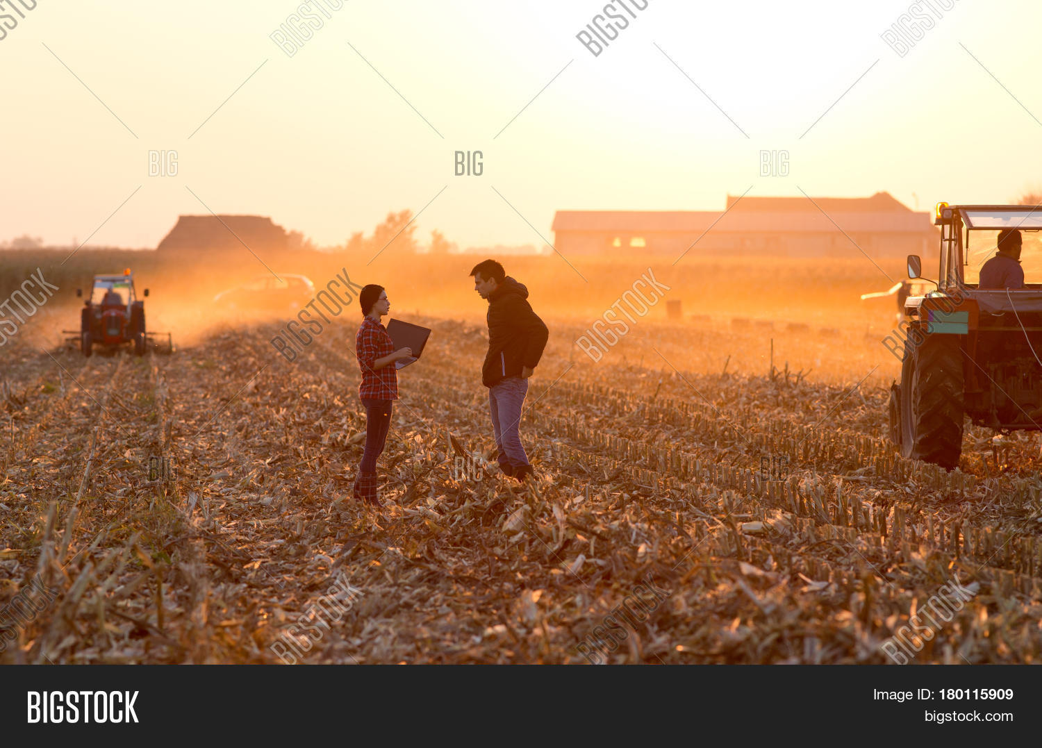 Farmers Talking On Image & Photo (Free Trial) | Bigstock