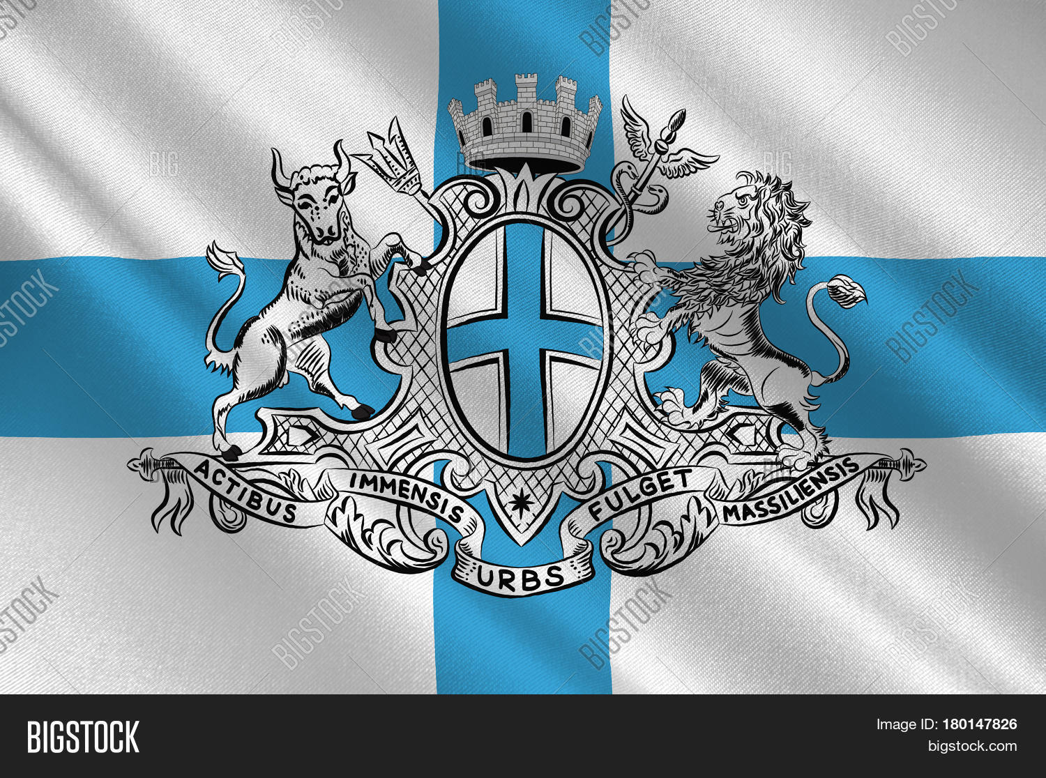 Flag Marseille Capital Image & Photo (Free Trial) | Bigstock