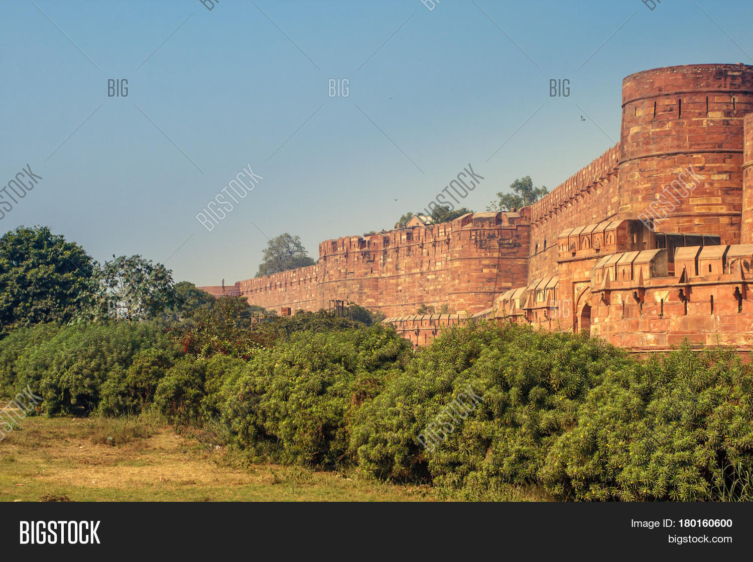 View Agra Fort Blue Image & Photo (Free Trial) | Bigstock