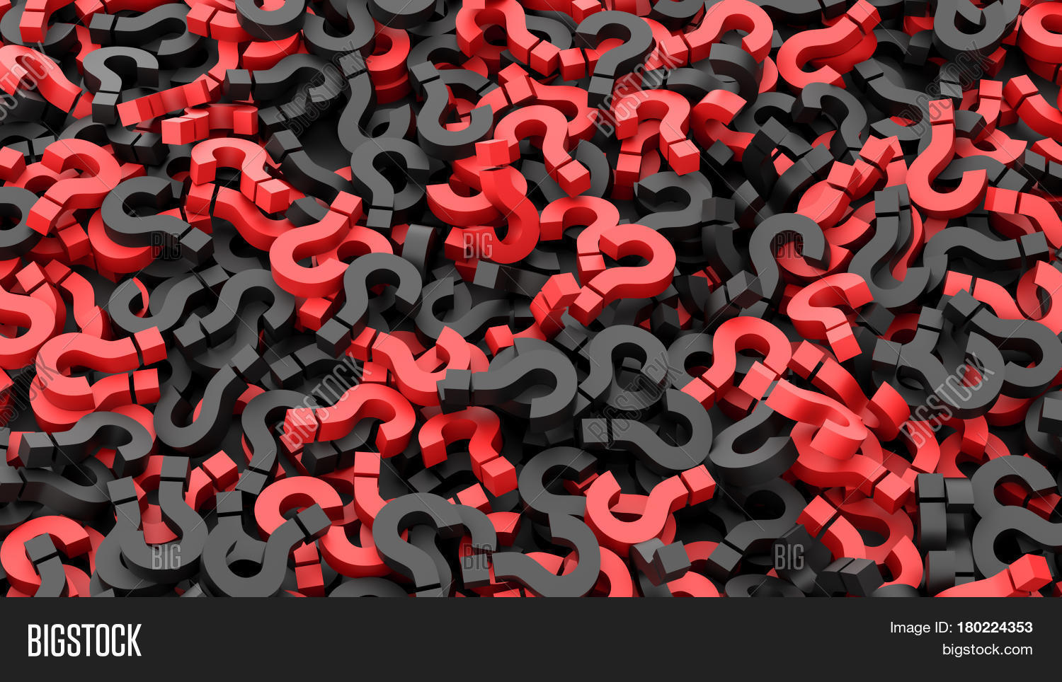 Black Red Question Image & Photo (Free Trial) | Bigstock