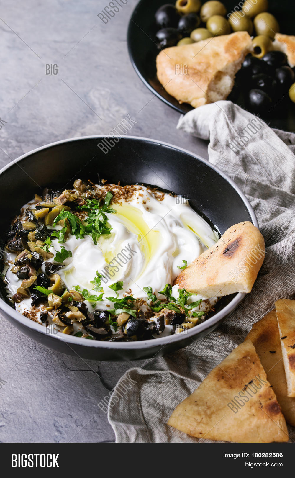 Labneh Middle Eastern Image & Photo (Free Trial) | Bigstock