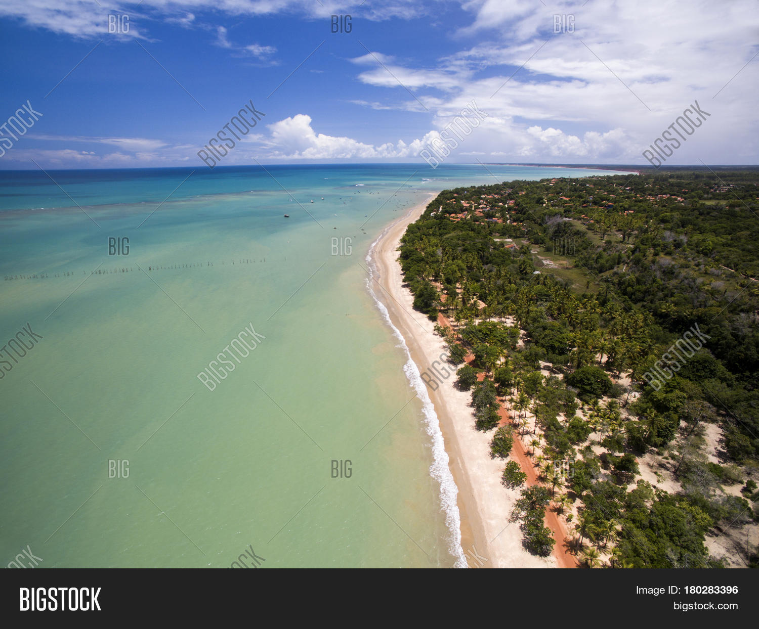 Aerial View Green Sea Image & Photo (Free Trial) | Bigstock