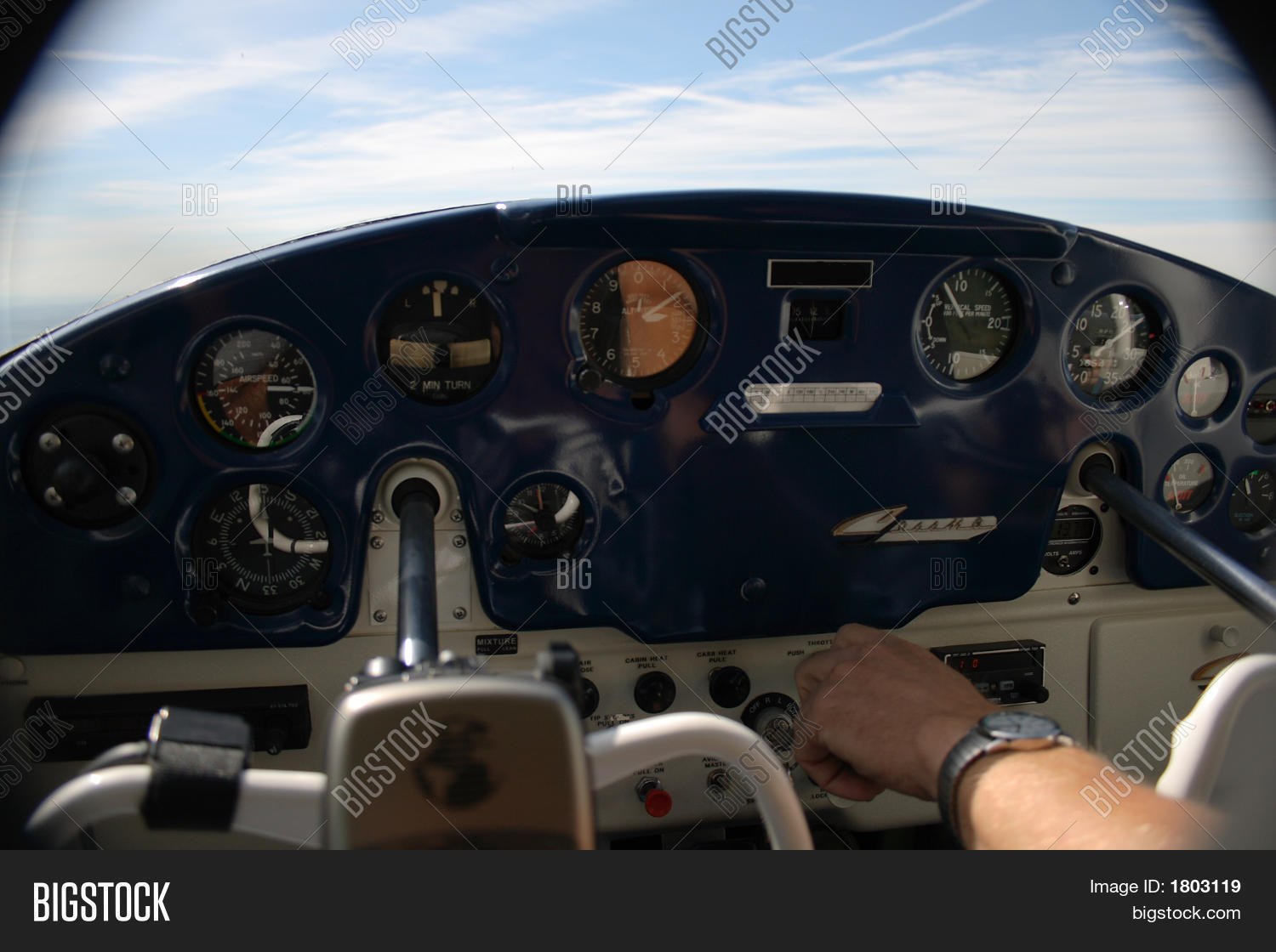 Small Airplane Cockpit Image & Photo (Free Trial) | Bigstock