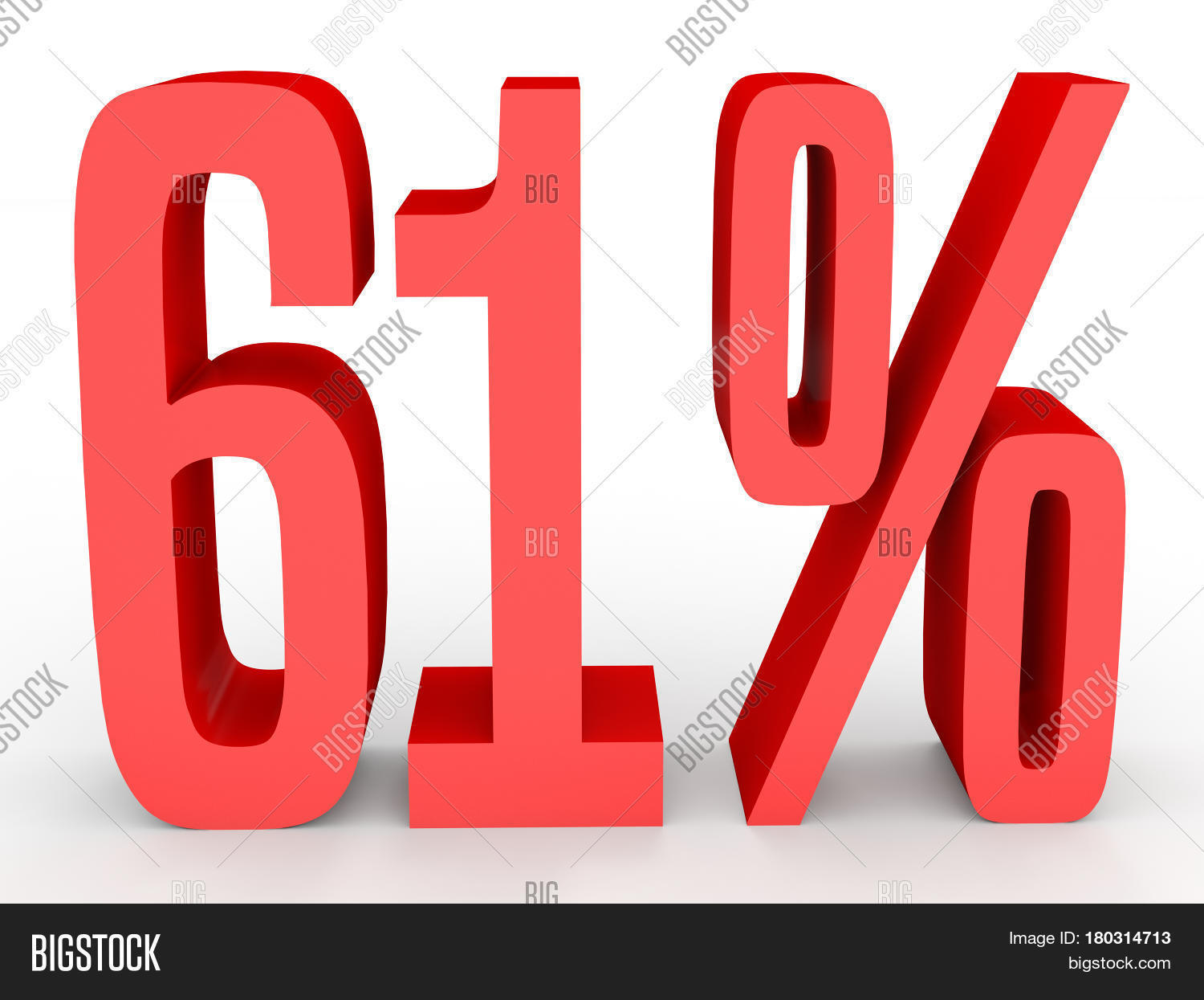 Sixty One Percent Off Image & Photo (Free Trial) | Bigstock