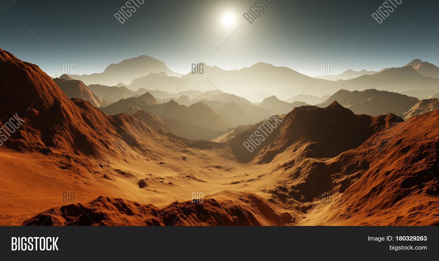 Dust Storm On Mars. Image & Photo (Free Trial) | Bigstock