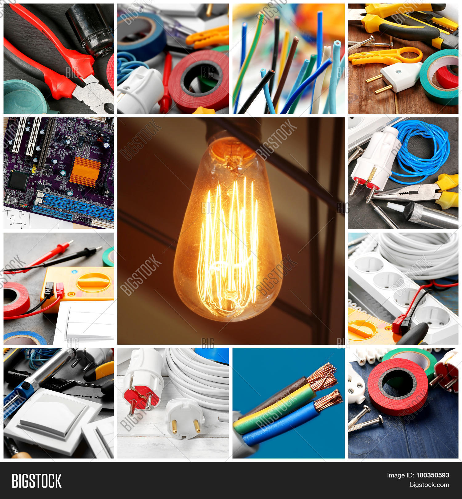 Collage Electric Image & Photo (Free Trial) | Bigstock