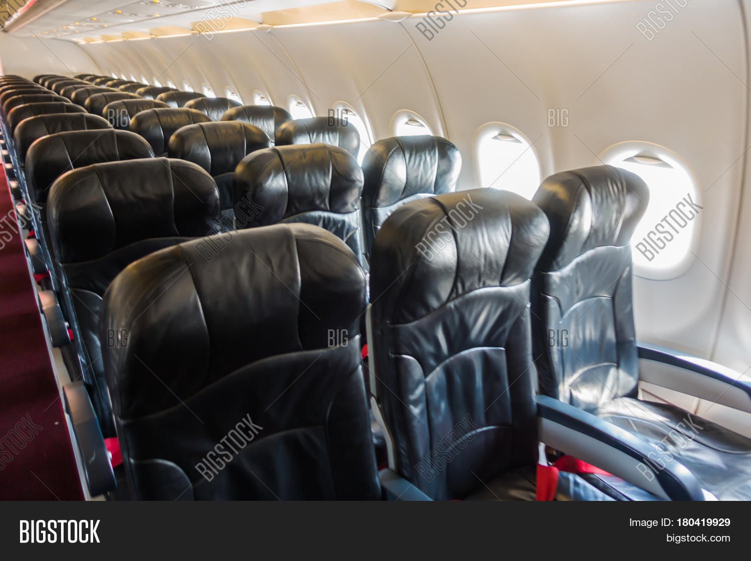 Airplane Seats Cabin Image & Photo (Free Trial) | Bigstock