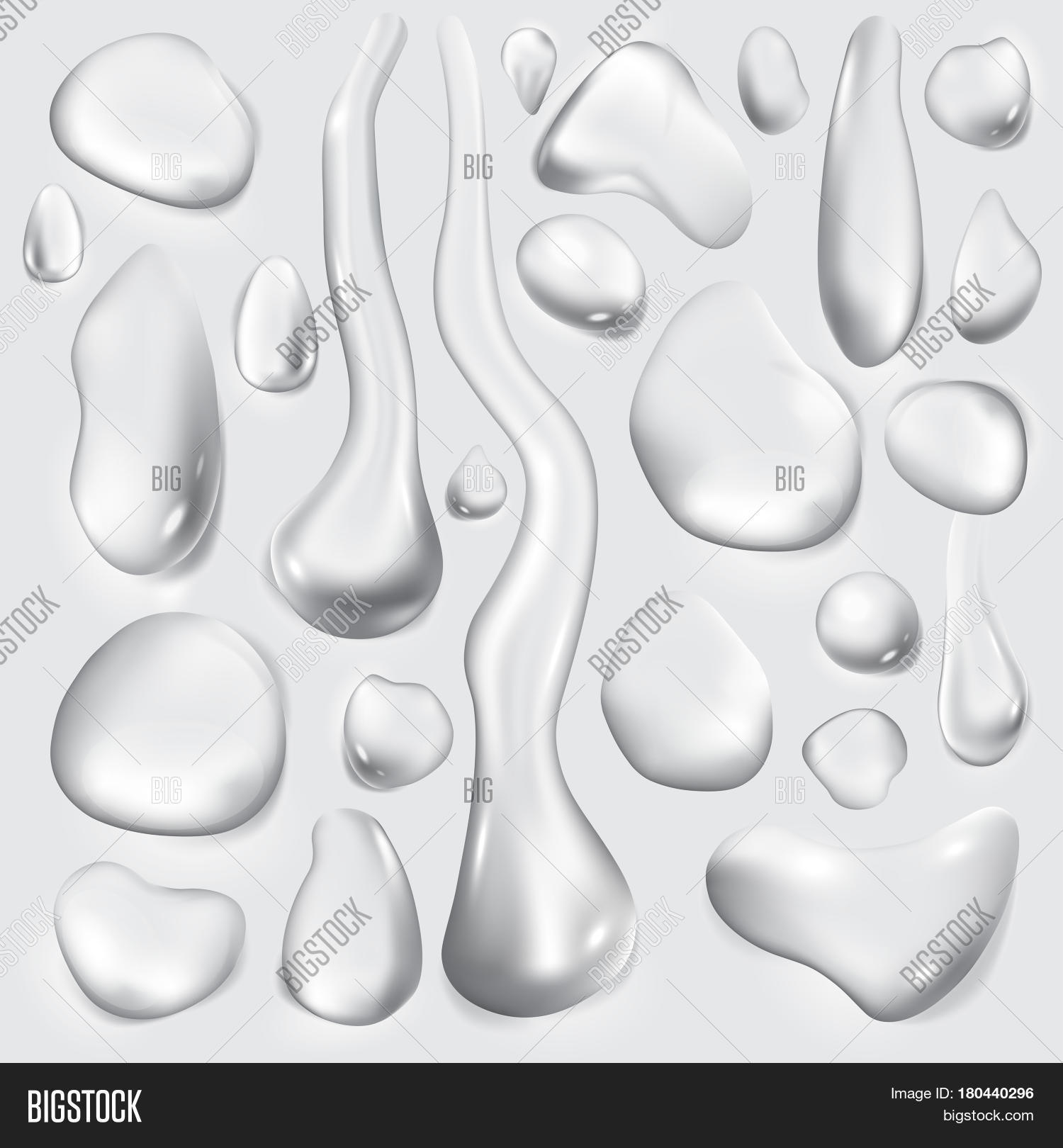 Pure Clear Water Drops Image & Photo (Free Trial) | Bigstock