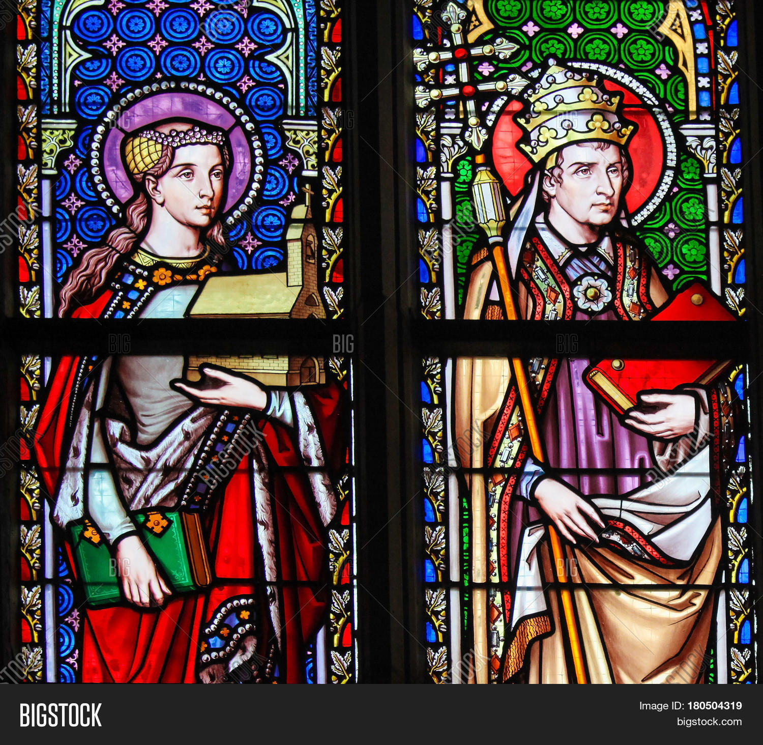 Stained Glass - Saint Image & Photo (Free Trial) | Bigstock