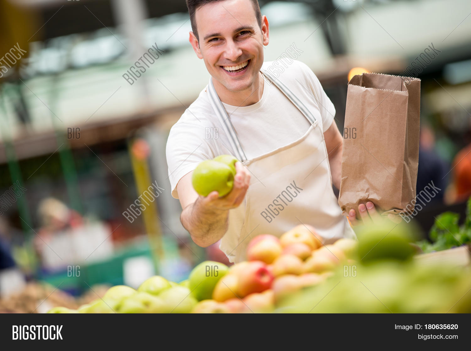 Happy Salesman Holding Image & Photo (Free Trial) | Bigstock