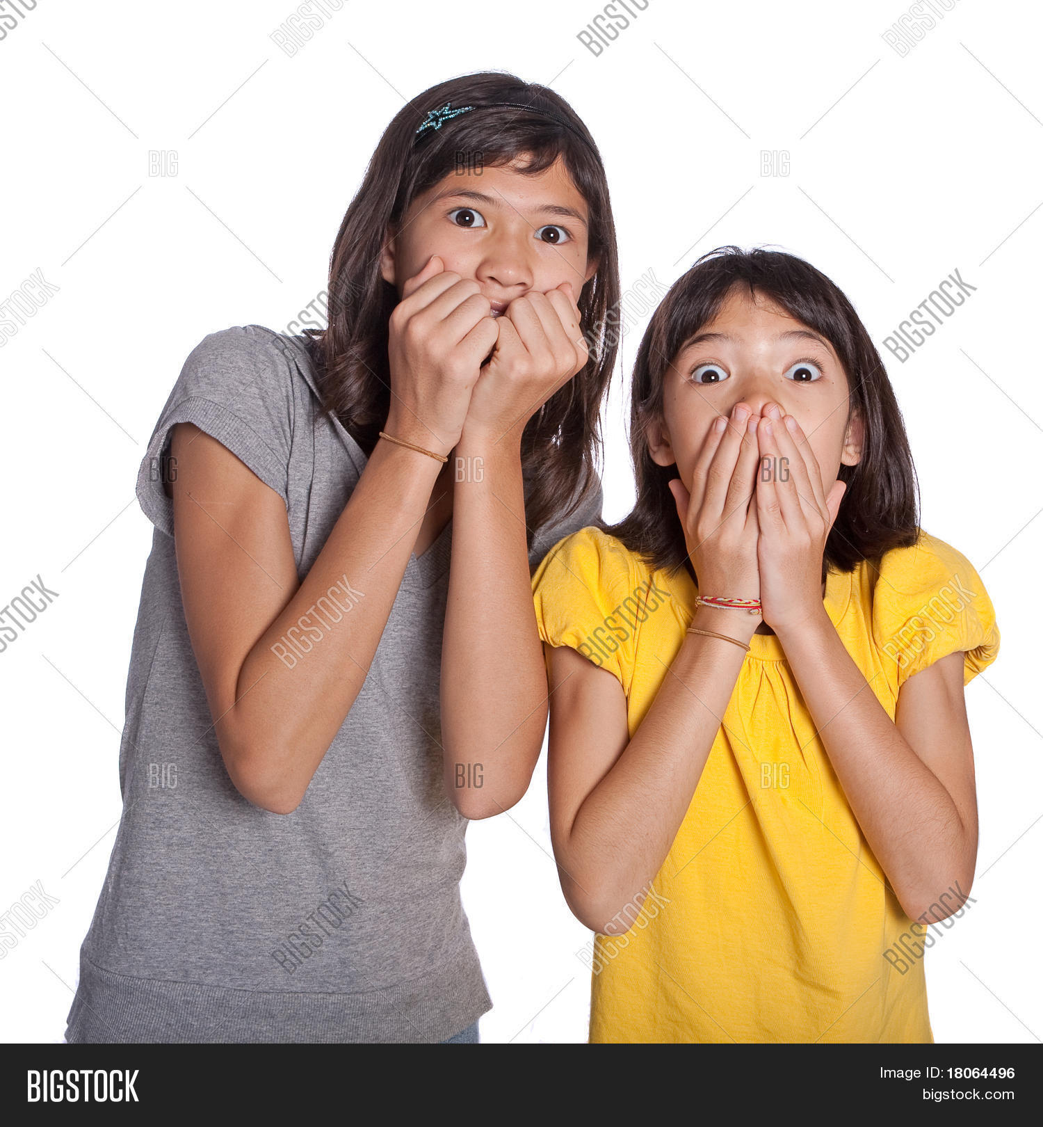 Two Sisters Shock Image & Photo (Free Trial) | Bigstock