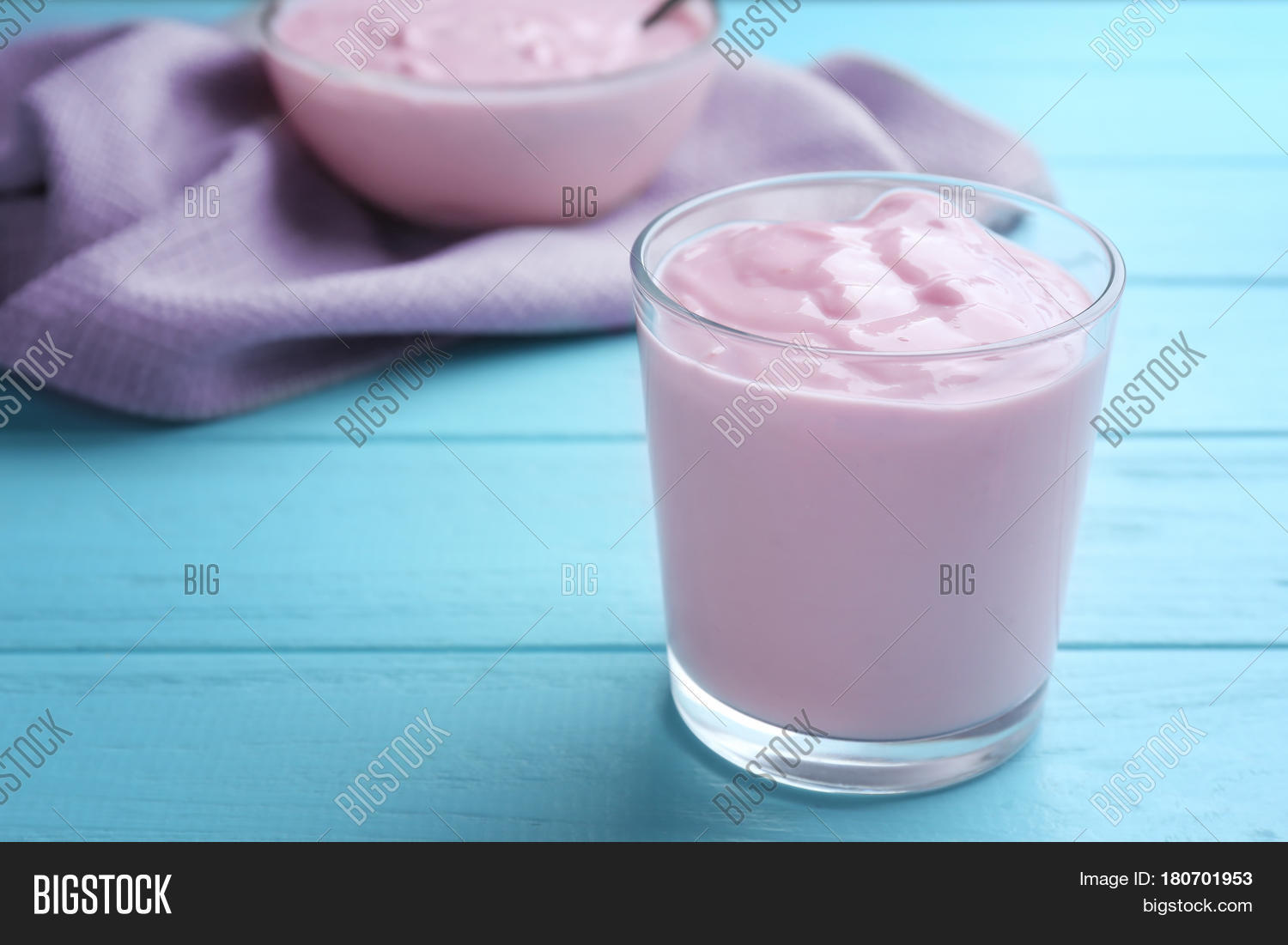 Tasty Yogurt Glass On Image & Photo (Free Trial) | Bigstock