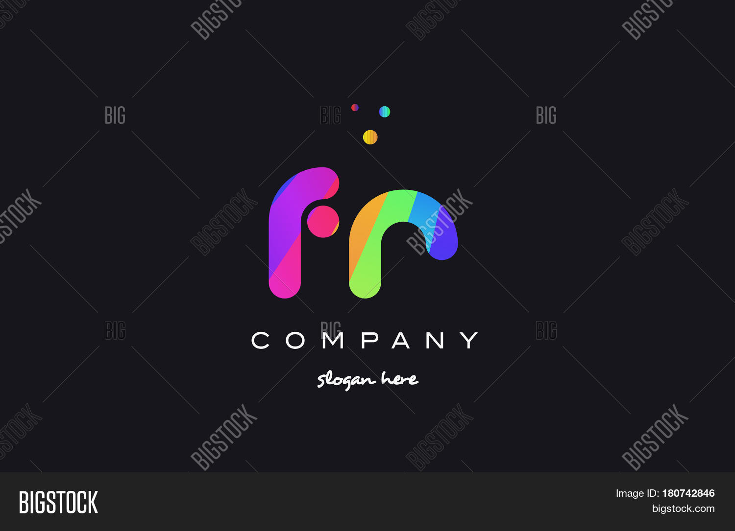 Fr F R Colored Vector & Photo (Free Trial) | Bigstock