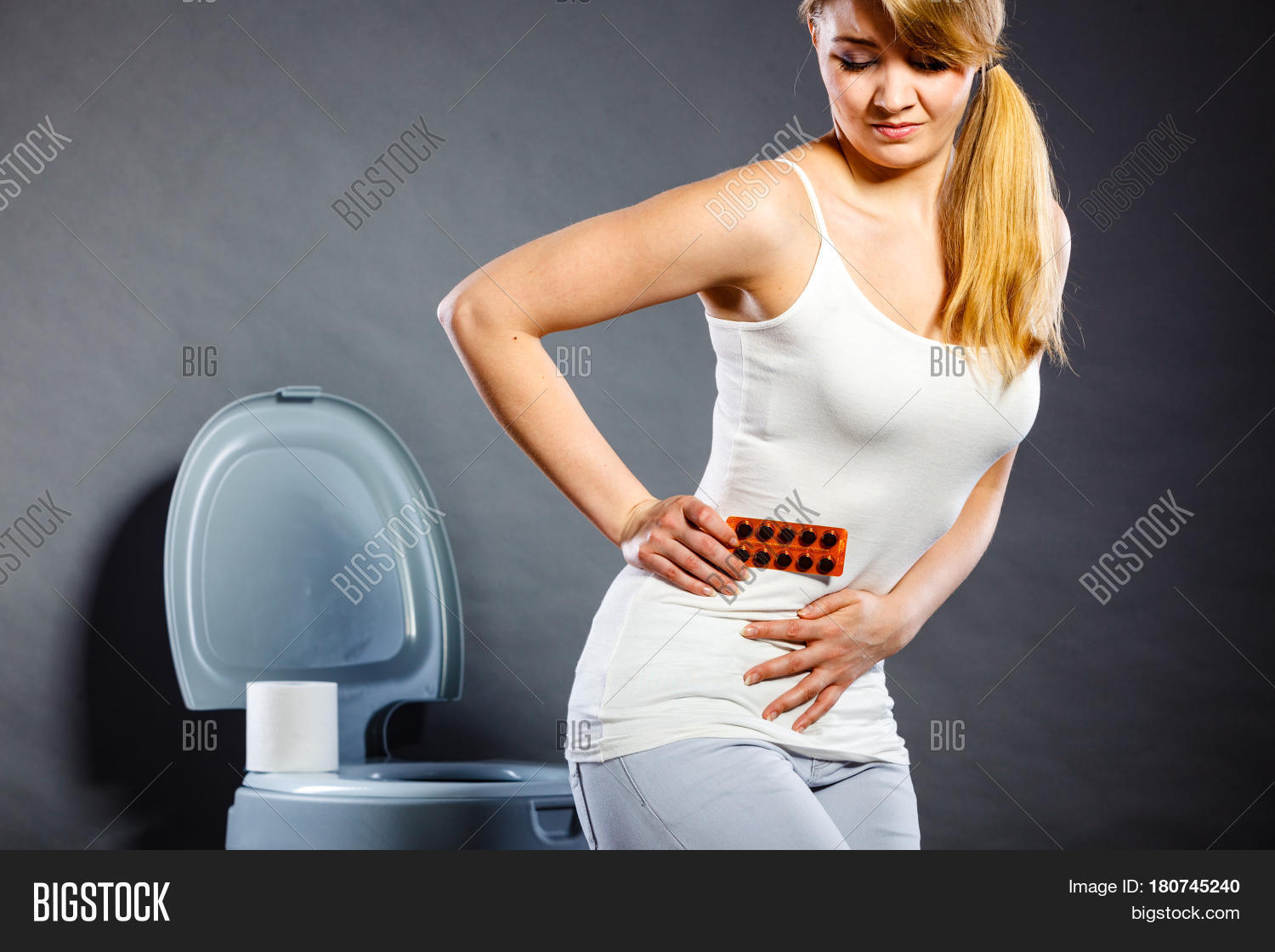 Bellyache Constipation Image & Photo (Free Trial) | Bigstock