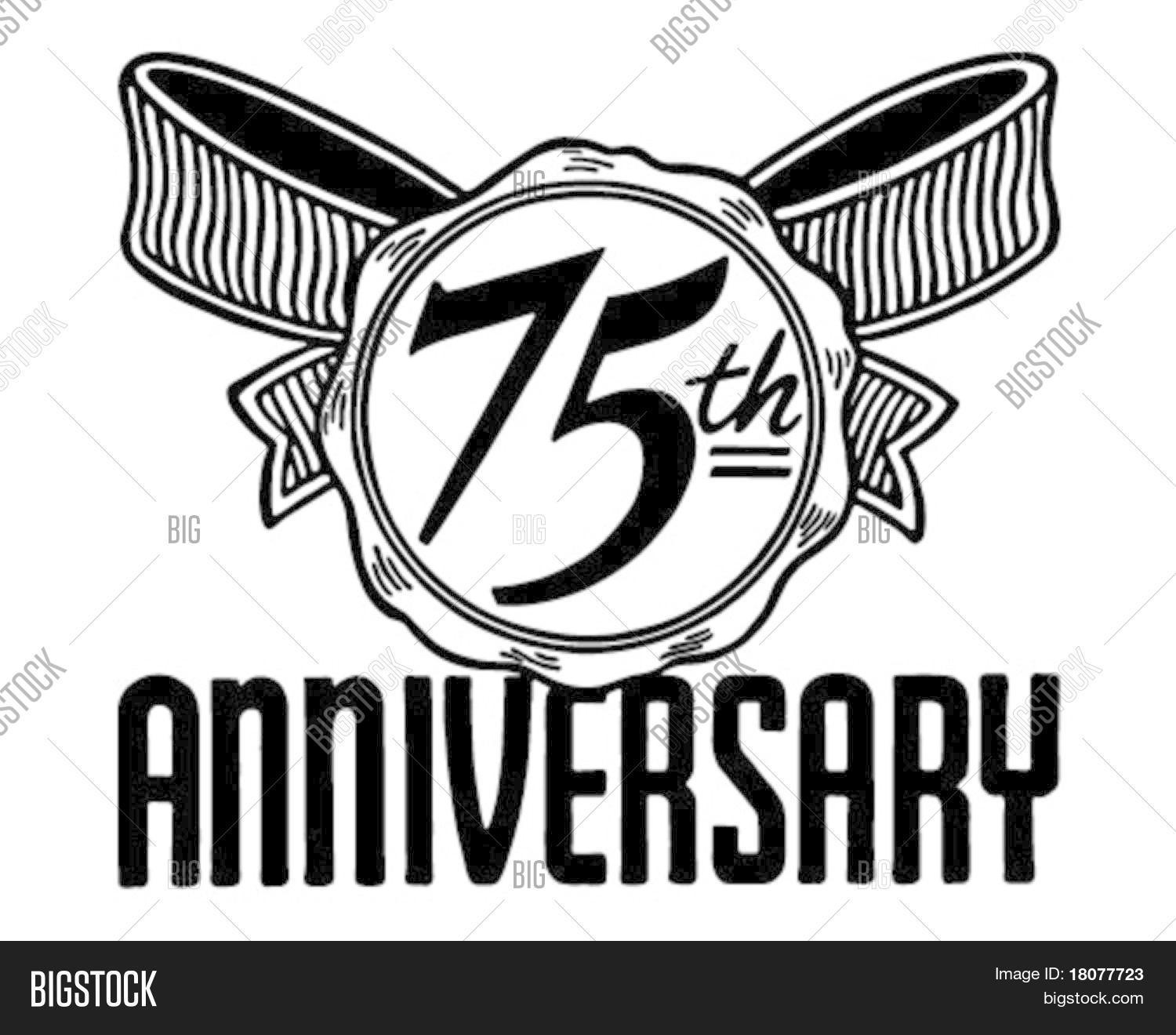 75th Anniversary - Vector & Photo (Free Trial) | Bigstock