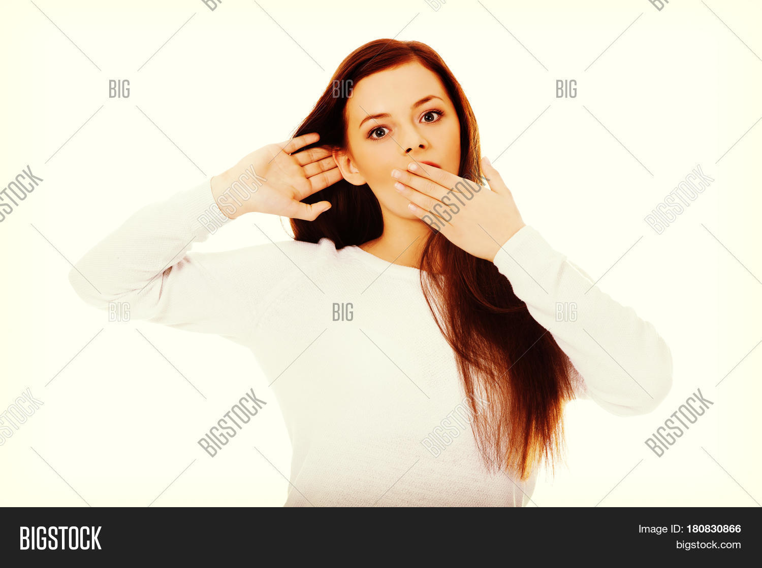 Shocked Young Woman Image & Photo (Free Trial) | Bigstock