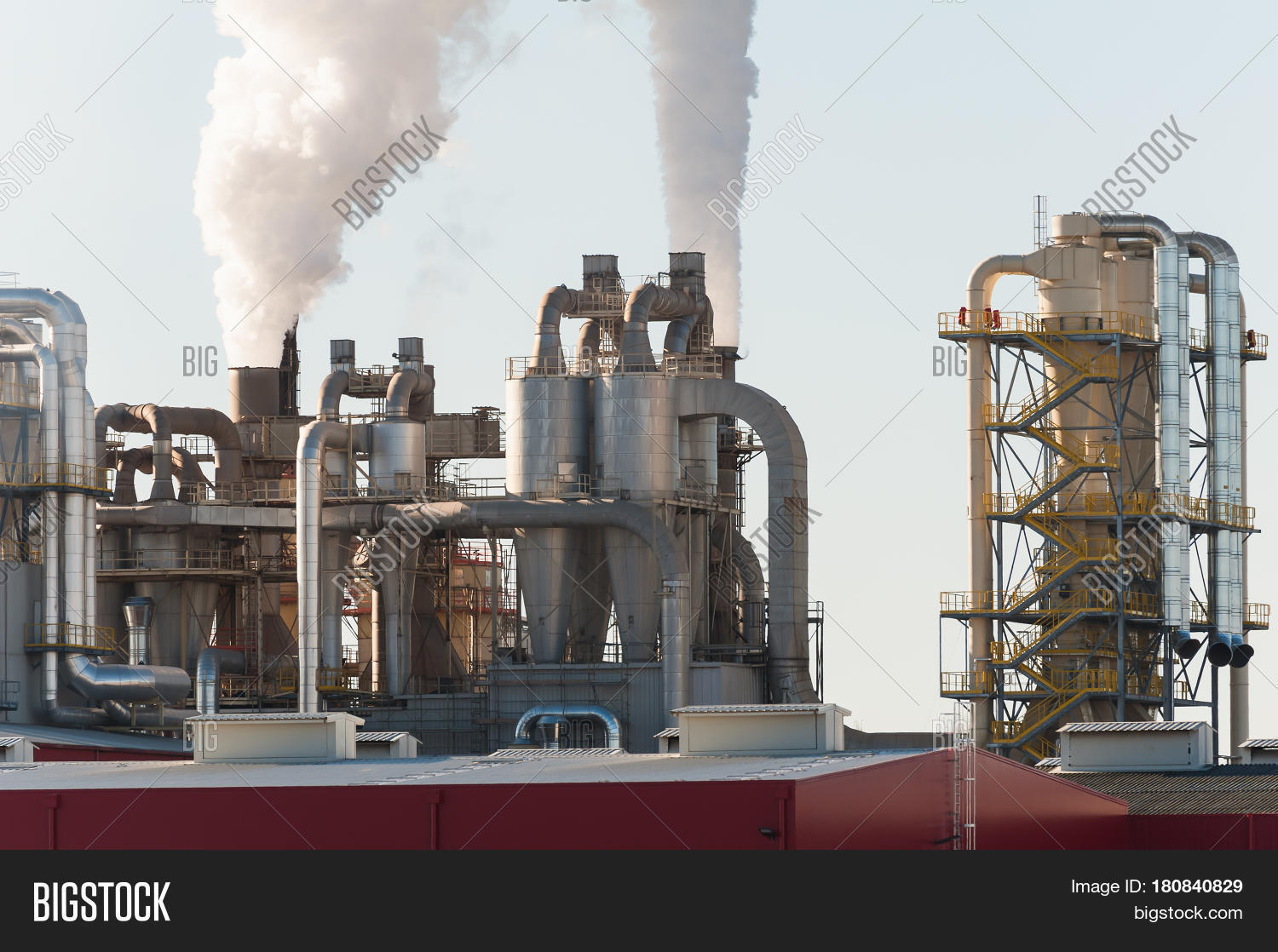 Chemical Plant. Silos Image & Photo (Free Trial) | Bigstock
