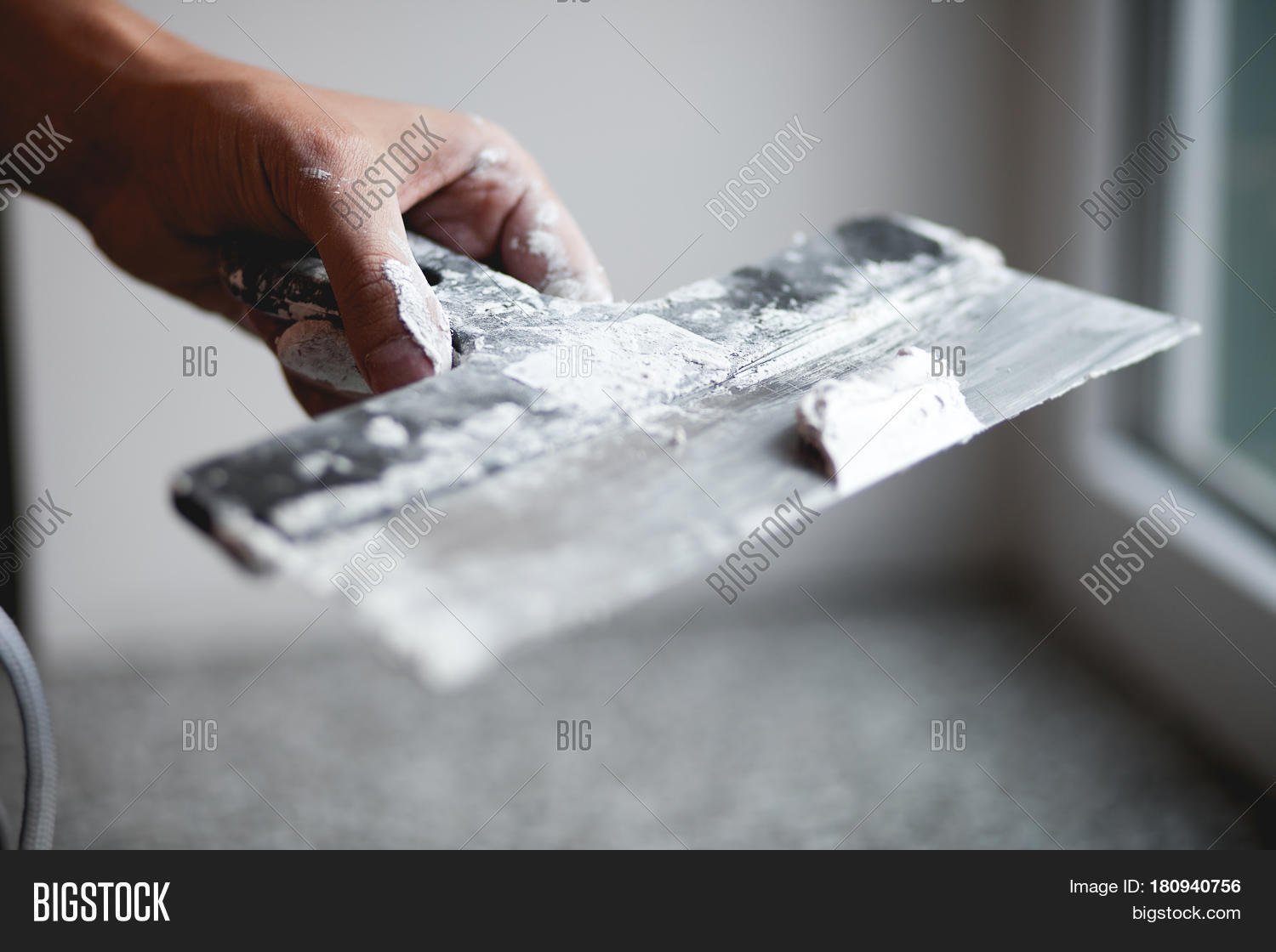 Spatula Hand, Plaster Image & Photo (Free Trial) | Bigstock