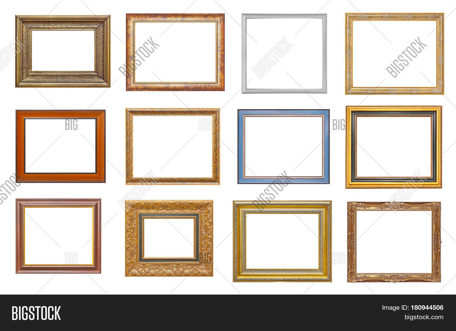 Set Frames Isolated On Image & Photo (Free Trial) | Bigstock