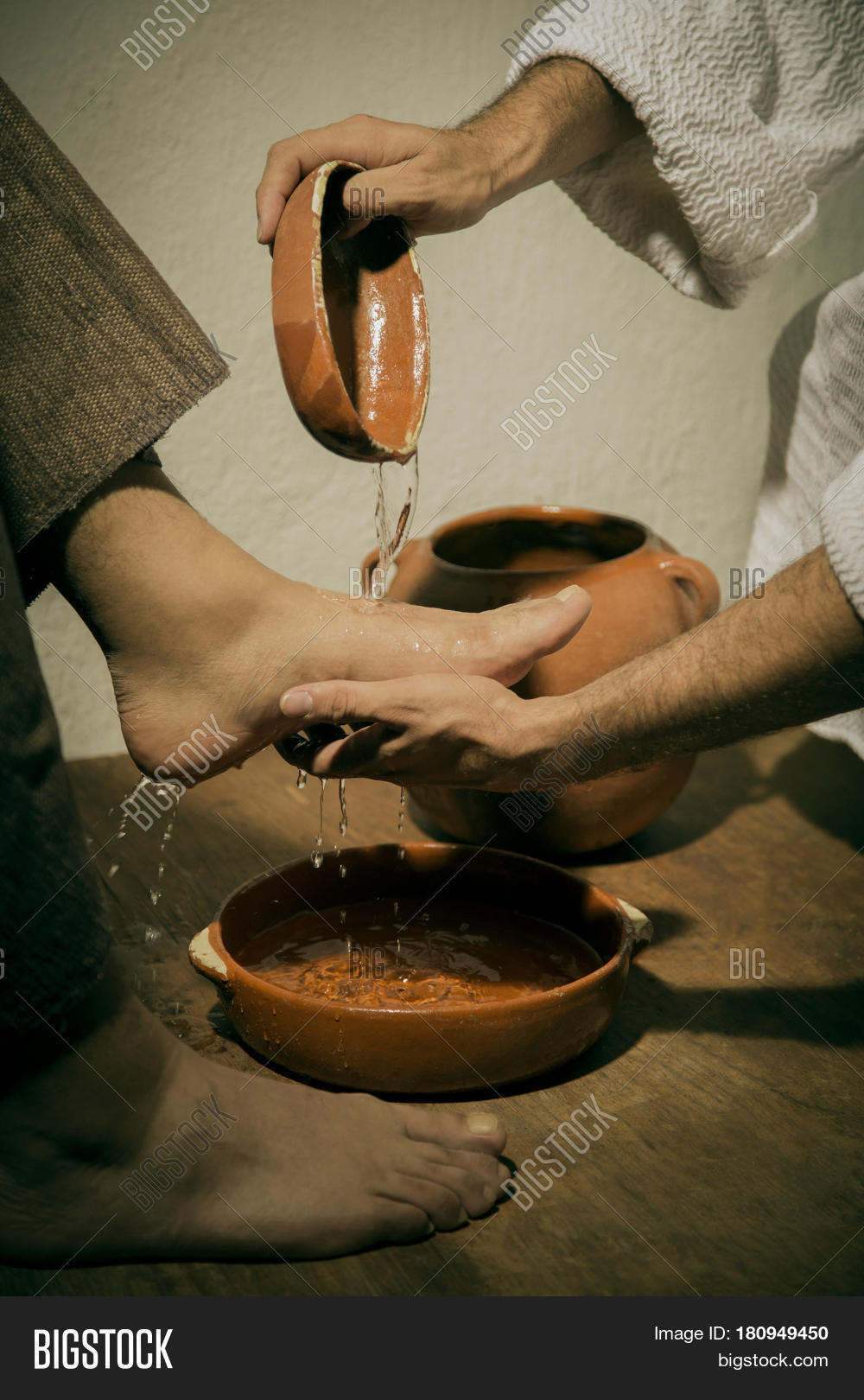 Jesus Christ Washing Image & Photo (Free Trial) | Bigstock