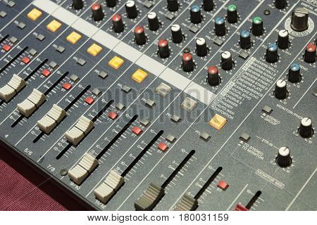 Mixer Table Fader Image & Photo (Free Trial) | Bigstock