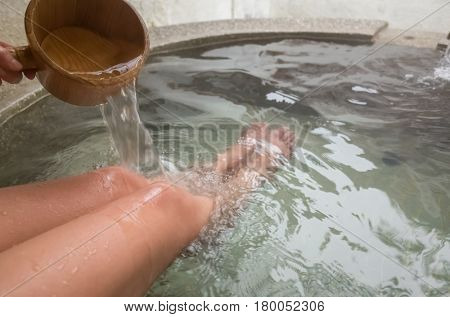 Woman Using Wooden Image & Photo (Free Trial) | Bigstock