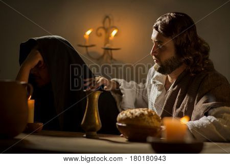 Jesus Christ Pointing Image & Photo (Free Trial) | Bigstock