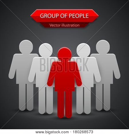 Group People Leader Vector & Photo (Free Trial) | Bigstock