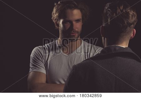 Two Handsome Men Image & Photo (Free Trial) | Bigstock