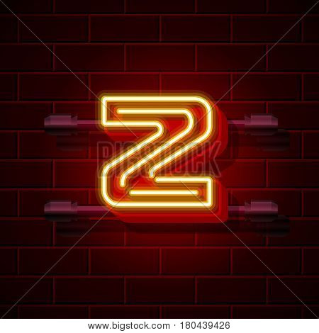 Neon City Font Letter Vector & Photo (Free Trial) | Bigstock