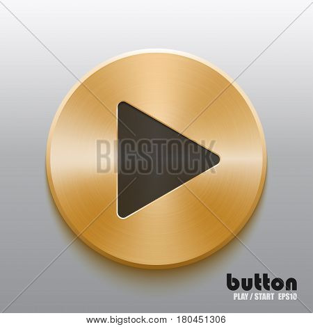 Round Play Button Vector & Photo (Free Trial) | Bigstock