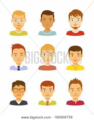 Man Avatars Vector Vector & Photo (Free Trial) | Bigstock