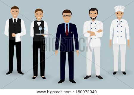 Restaurant Team Young Vector & Photo (Free Trial) | Bigstock