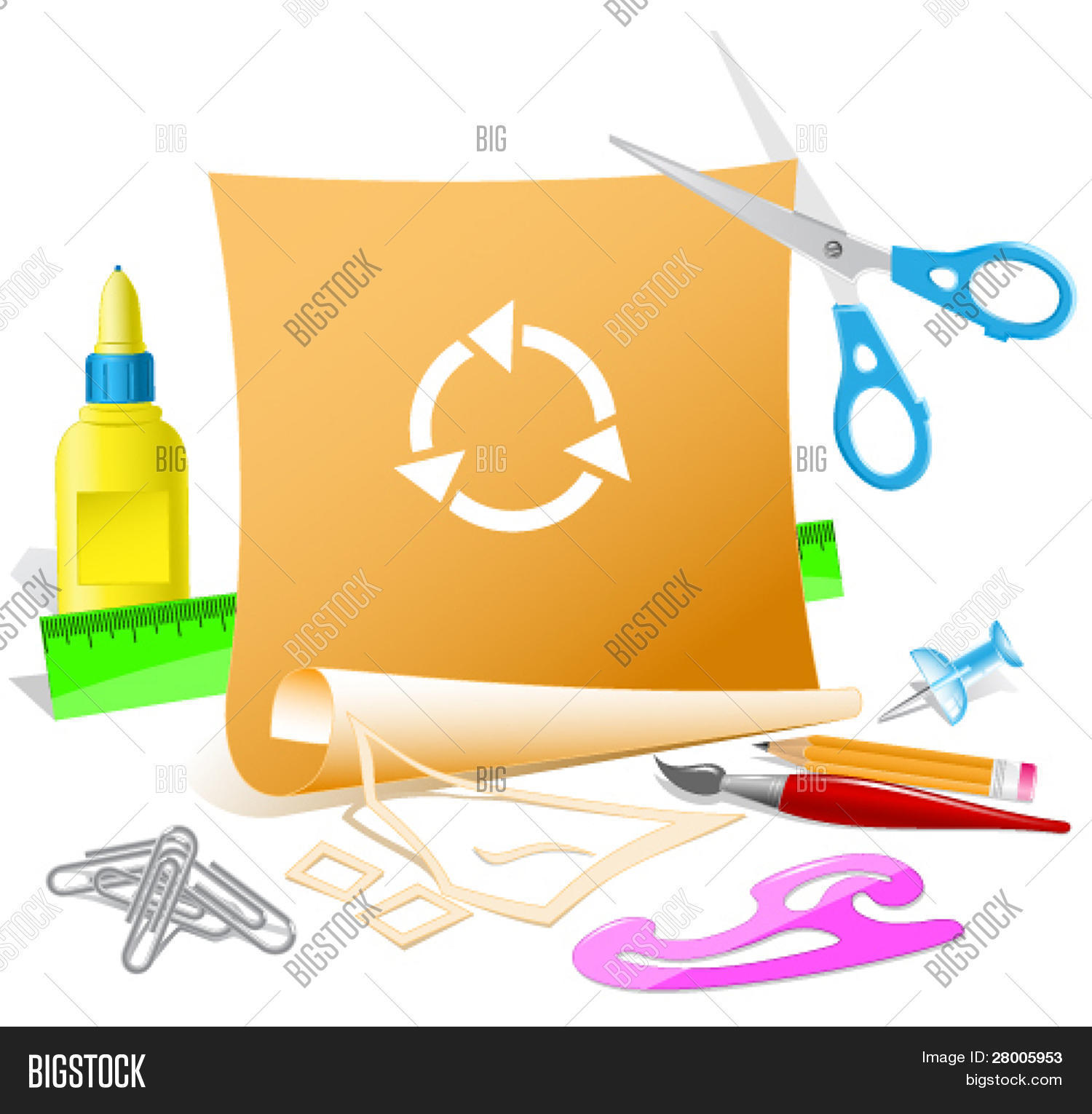 Vector y foto Símbolo De (prueba gratis) | Bigstock
