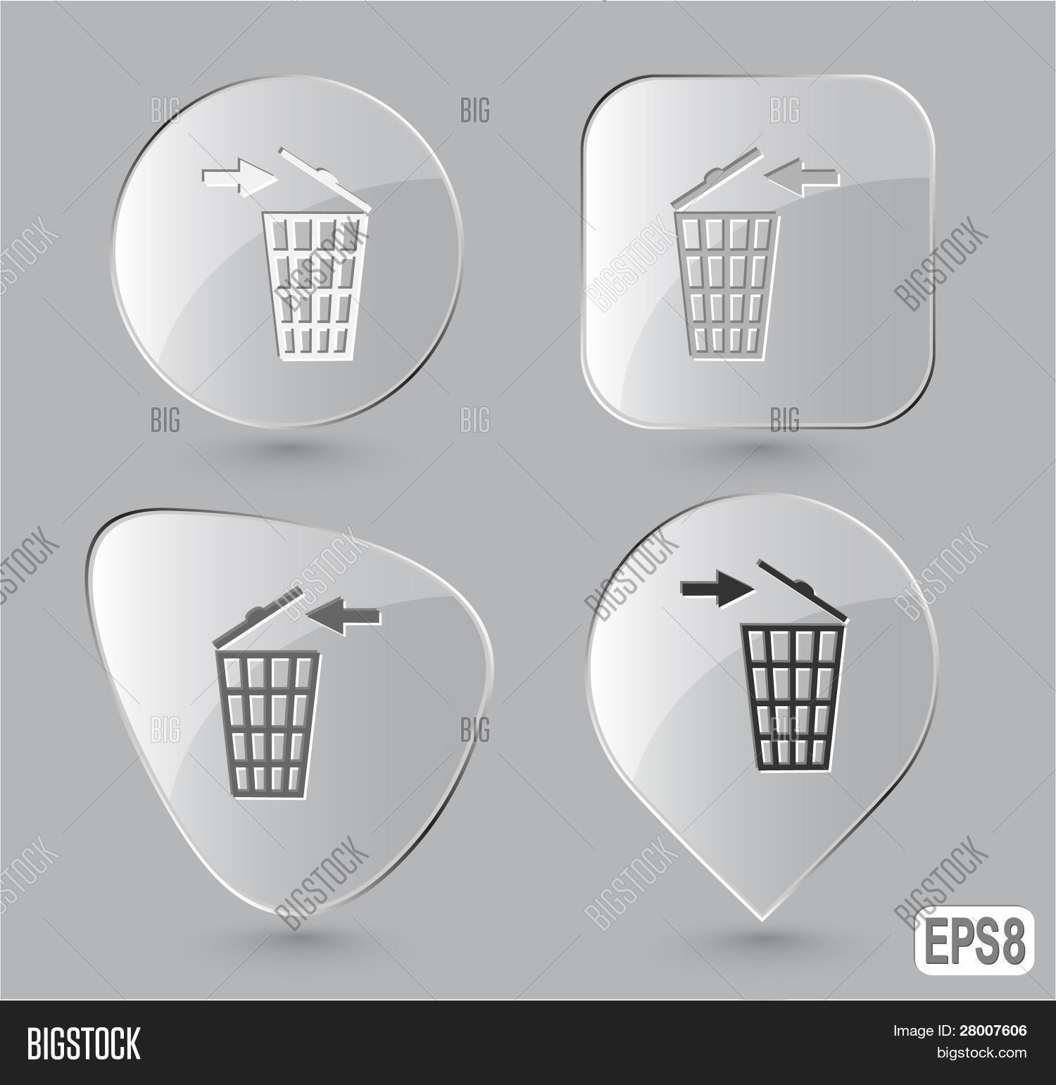 Recycling Bin. Glass Vector & Photo (Free Trial) | Bigstock