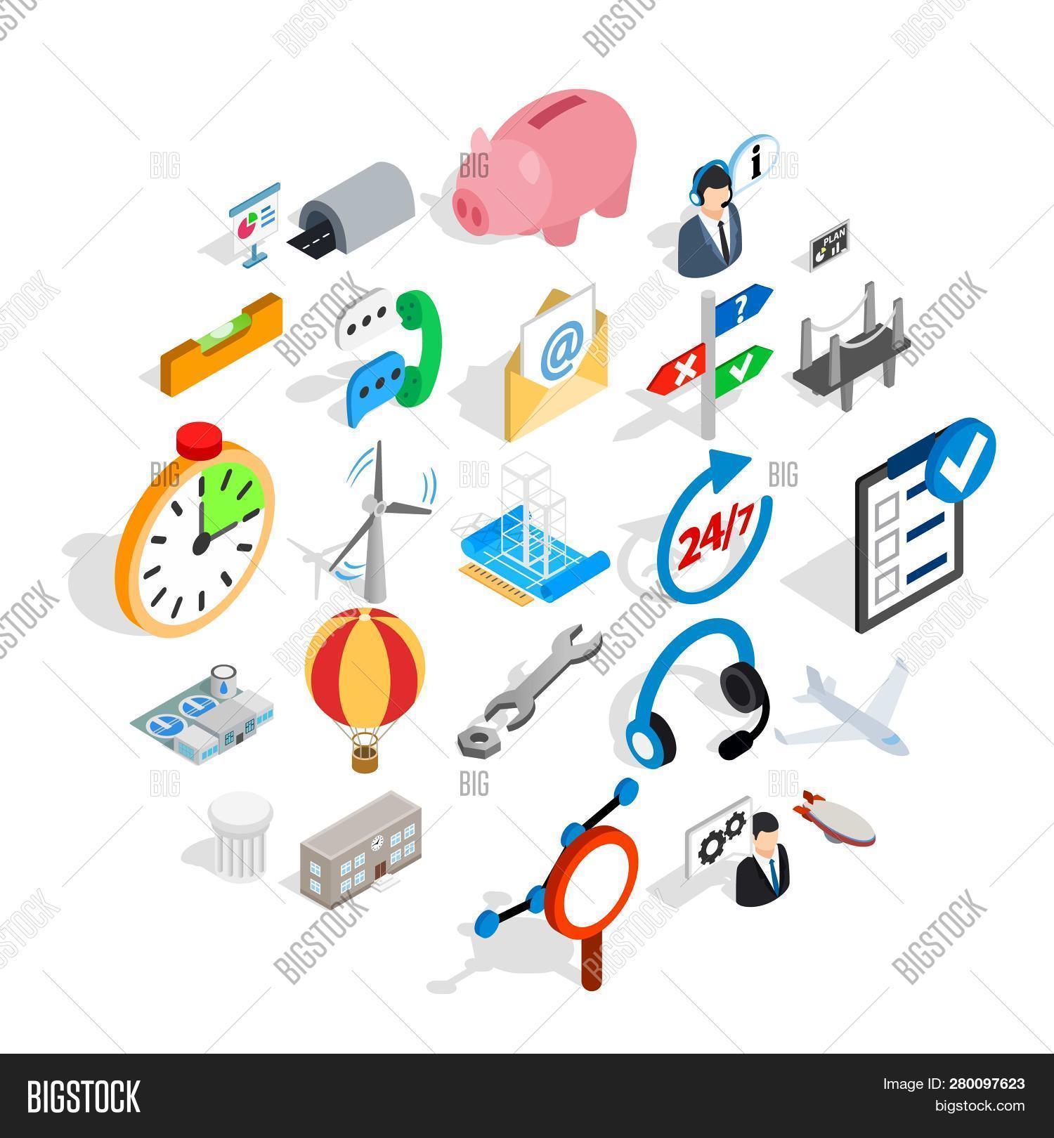 Elaboration Icons Set Image & Photo (Free Trial) | Bigstock