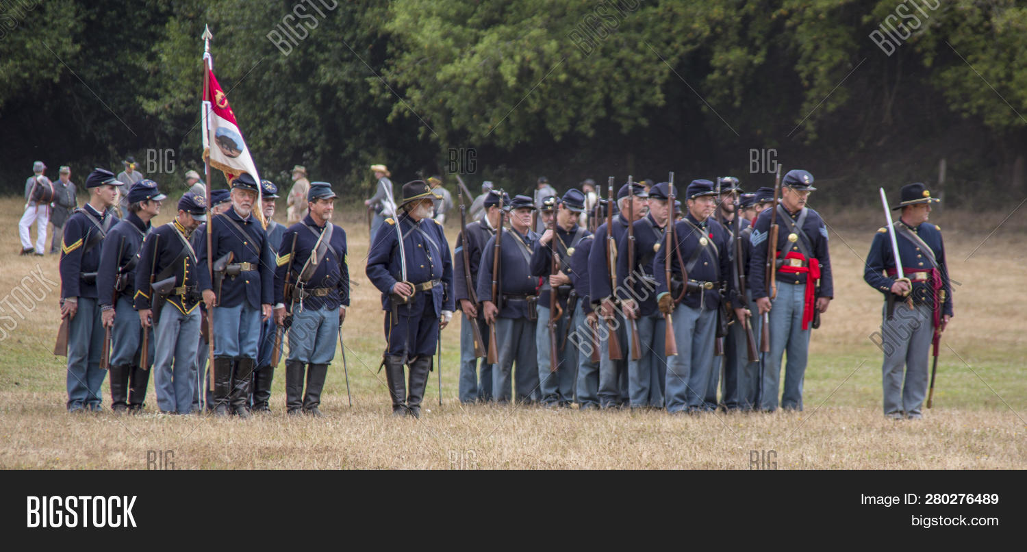 Union Soldiers Line Image & Photo (Free Trial) | Bigstock