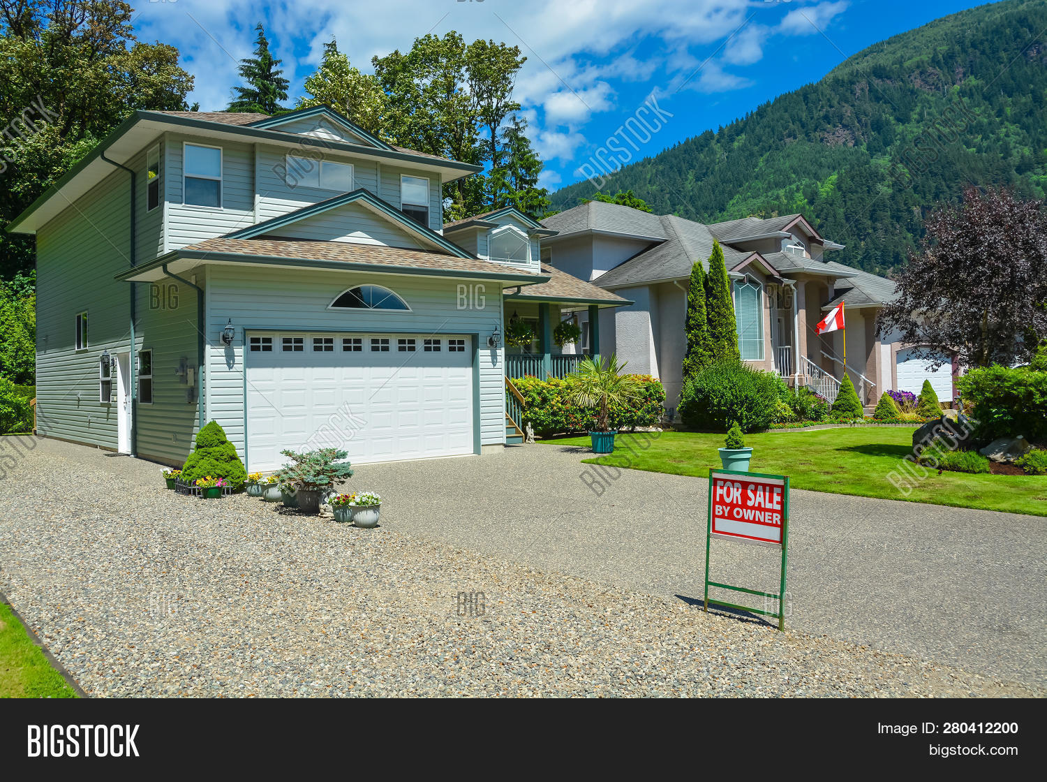 Suburban House British Image & Photo (Free Trial) | Bigstock