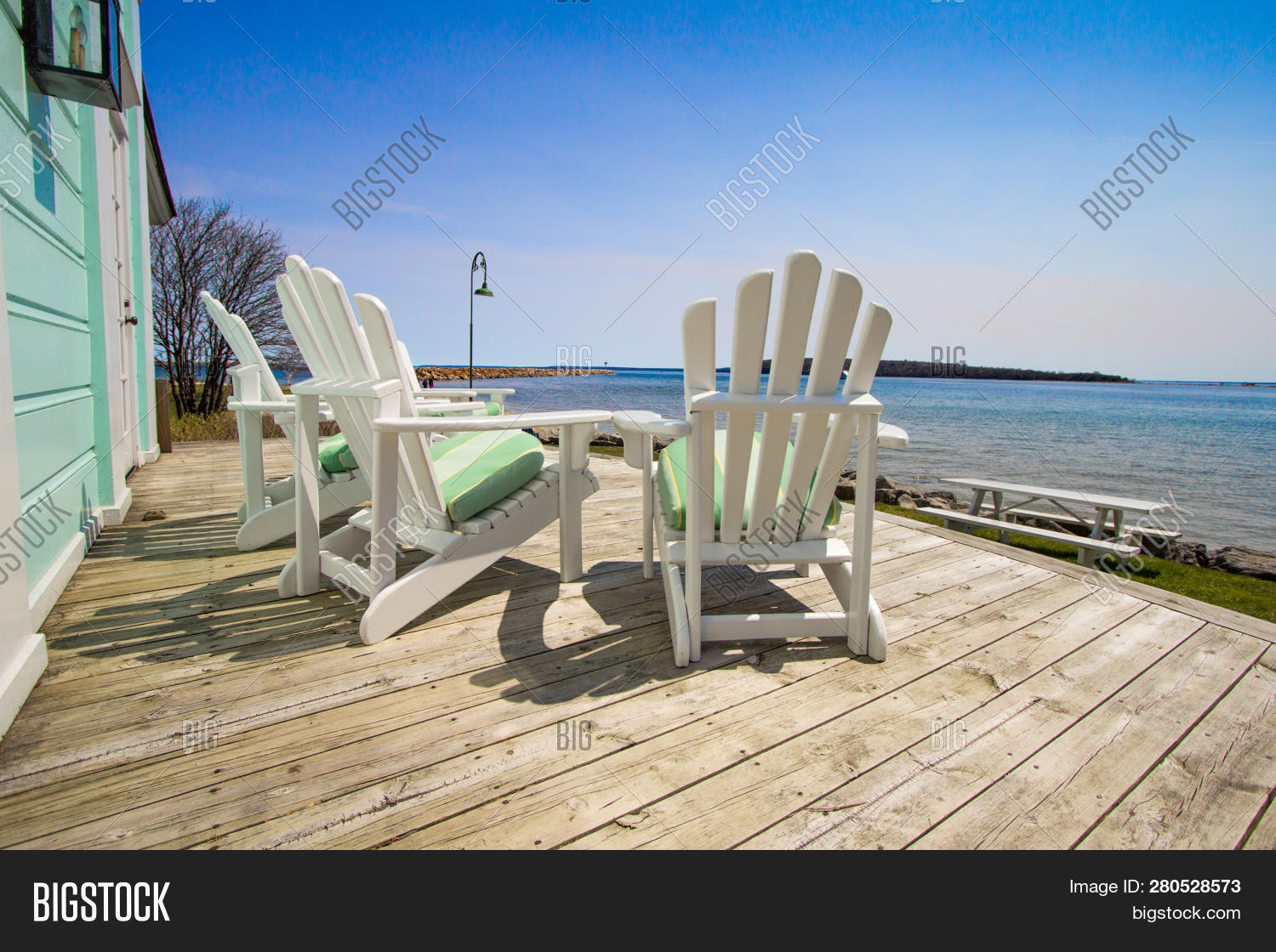 Deck View. Wood Deck Image & Photo (Free Trial) | Bigstock