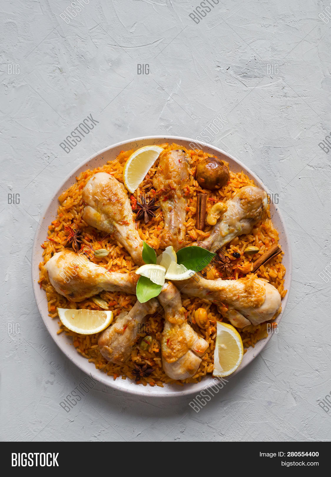 Qatari Chicken Majboos Image & Photo (Free Trial) | Bigstock
