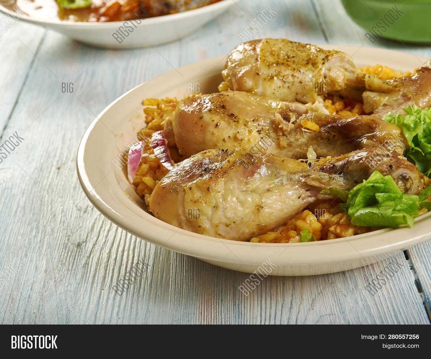 Baked Chicken Jollof Image & Photo (Free Trial) | Bigstock