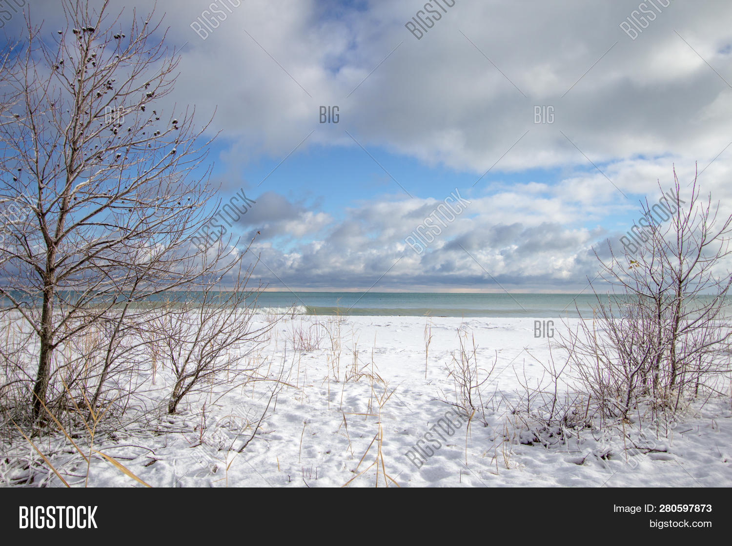Cyclone Lake Huron Winter Weather Image & Photo (Free Trial)
