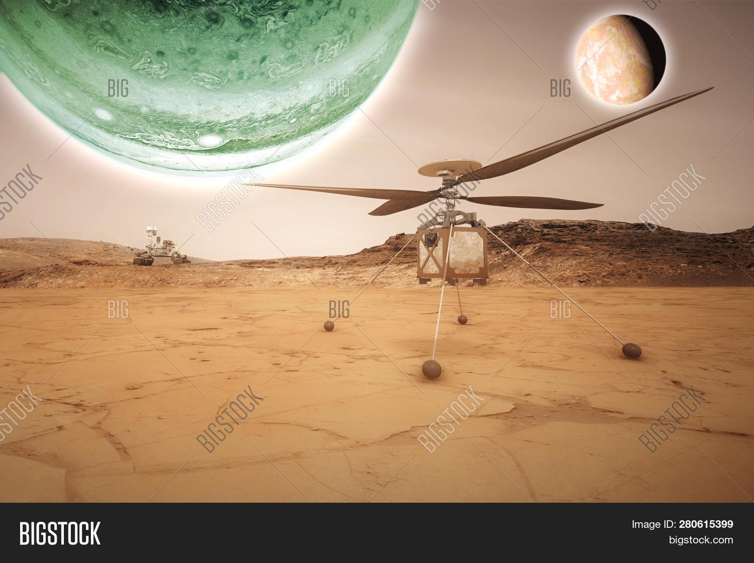 Futuristic Mars Rover Image & Photo (Free Trial) | Bigstock