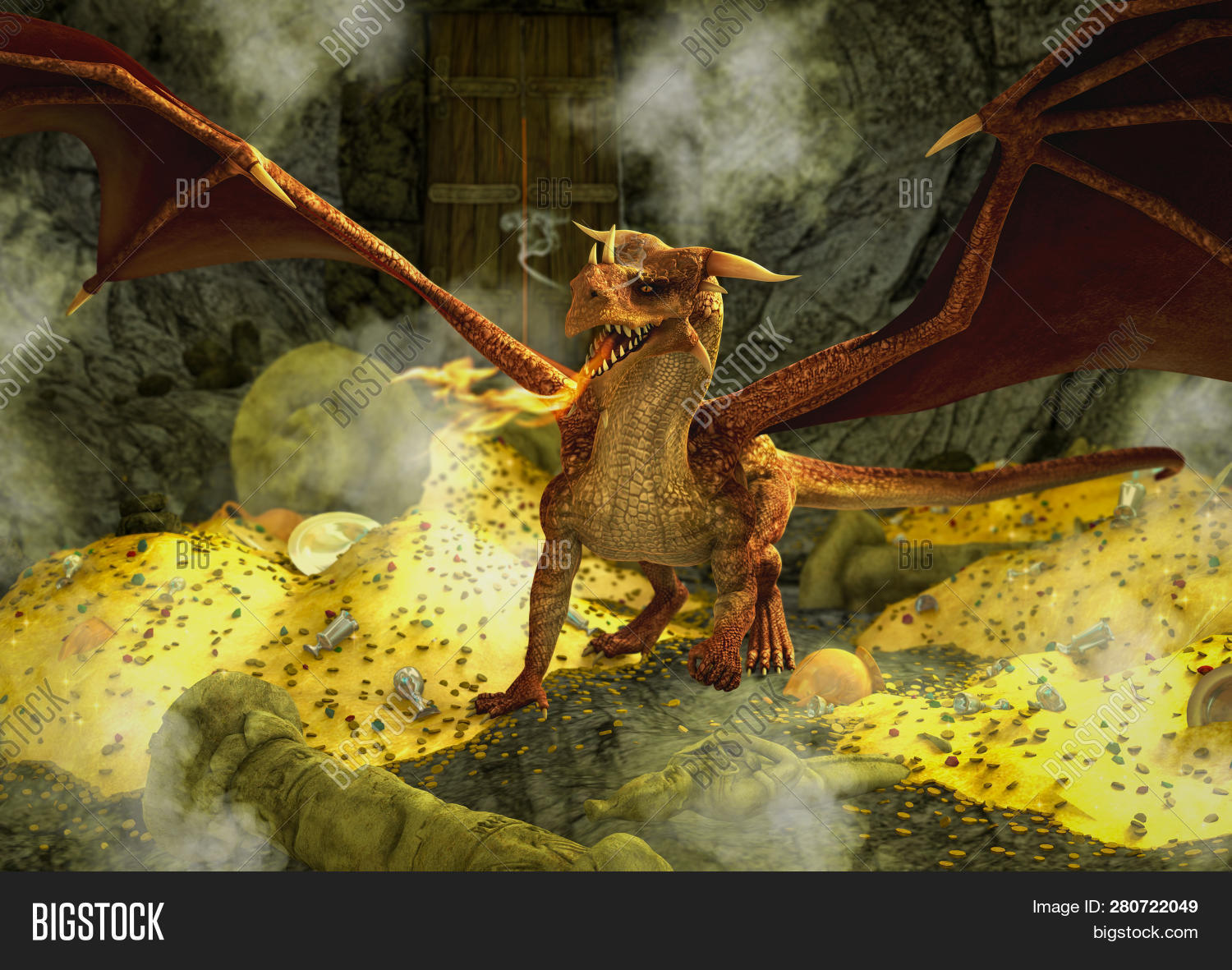 Fantasy Scene Red Image & Photo (Free Trial) | Bigstock
