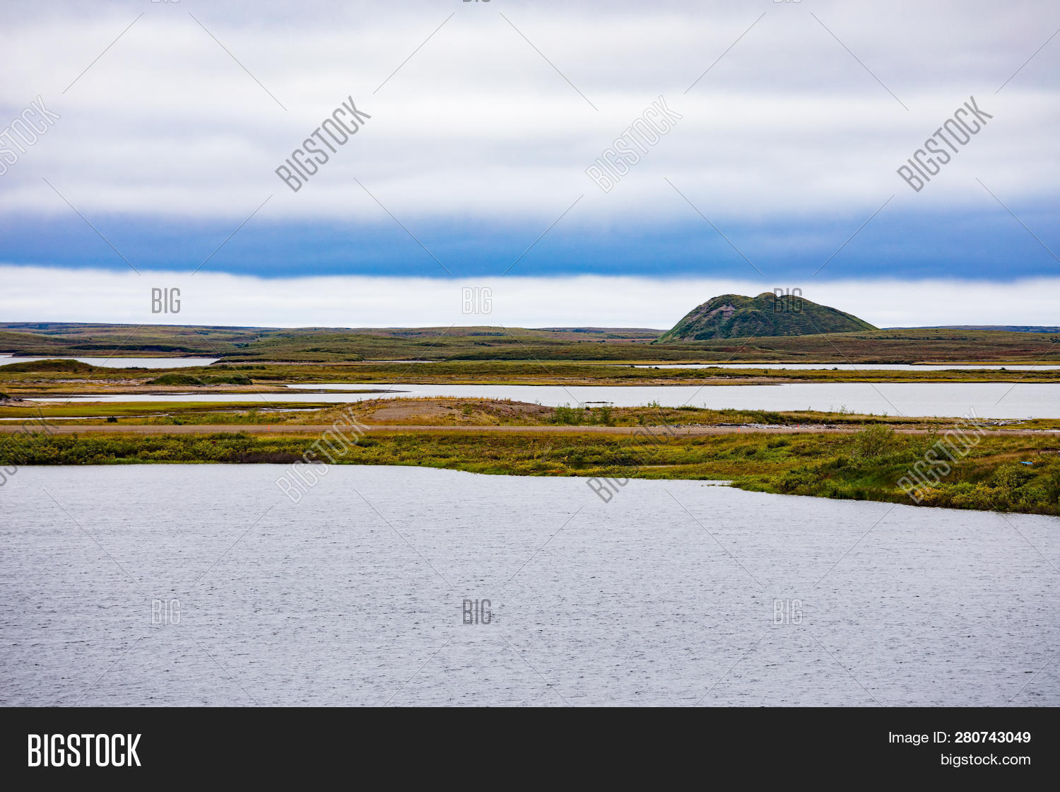 Pingo Landmark Tundra Image & Photo (Free Trial) | Bigstock