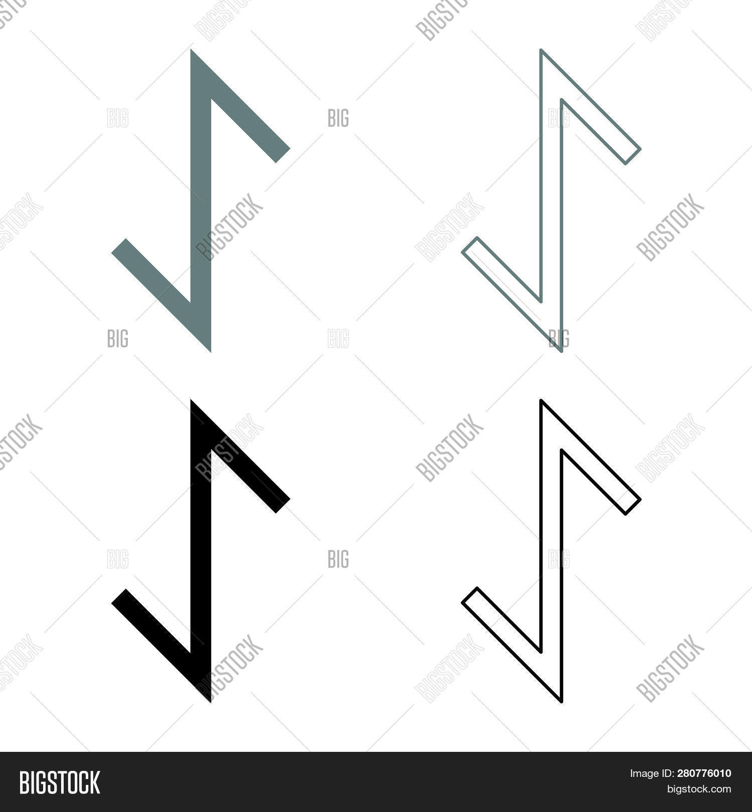 Eywas Rune Yew Vector & Photo (Free Trial) | Bigstock