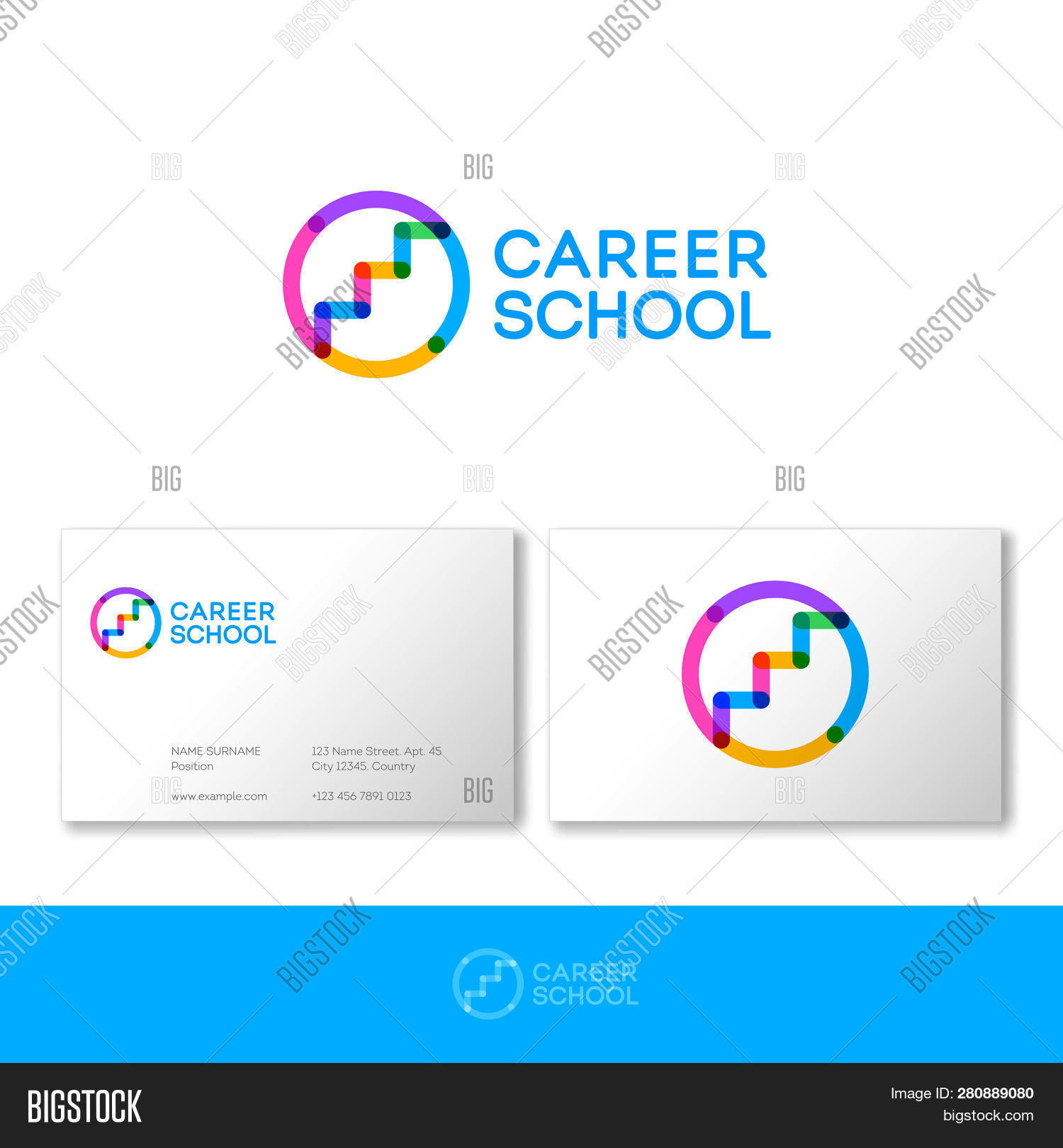 Career School Logo.hr Vector & Photo (Free Trial) | Bigstock